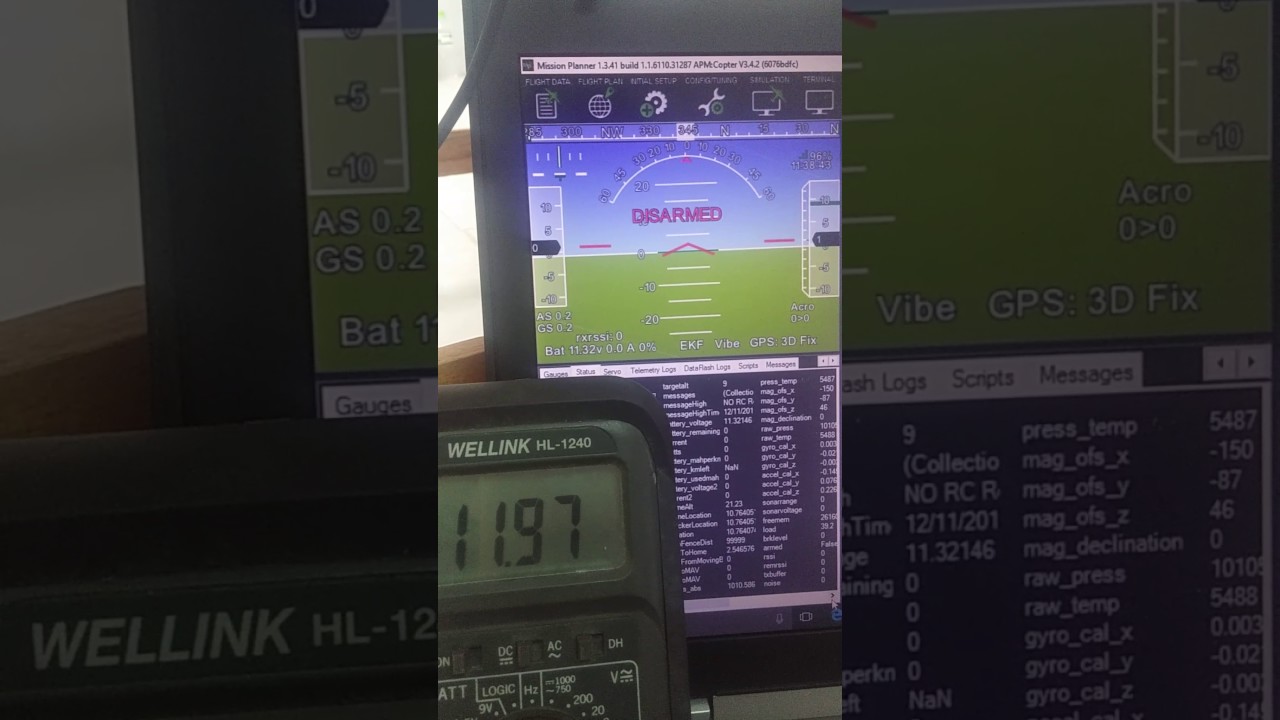 Power Brick Mini PixHawk 2.1 the value not be consistent - YouTube