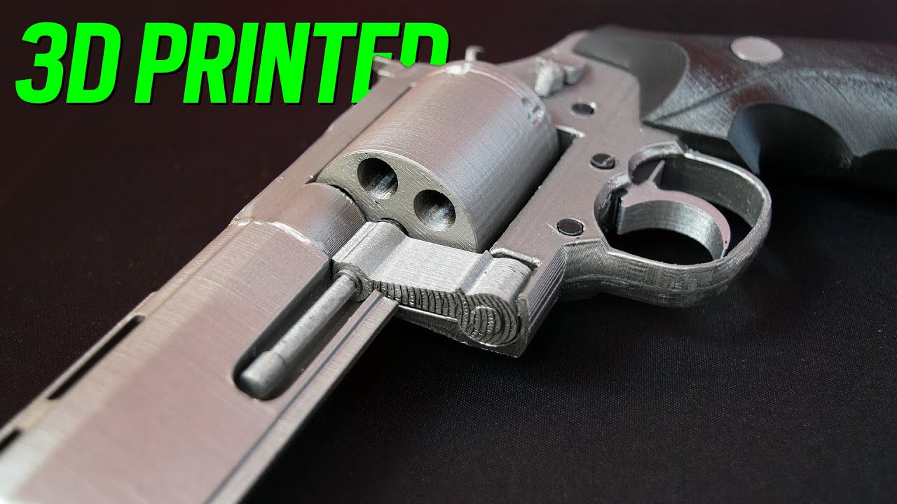 Final Build Deimos Vendetta Cosplay Prop Revolver - 3D Printed ...