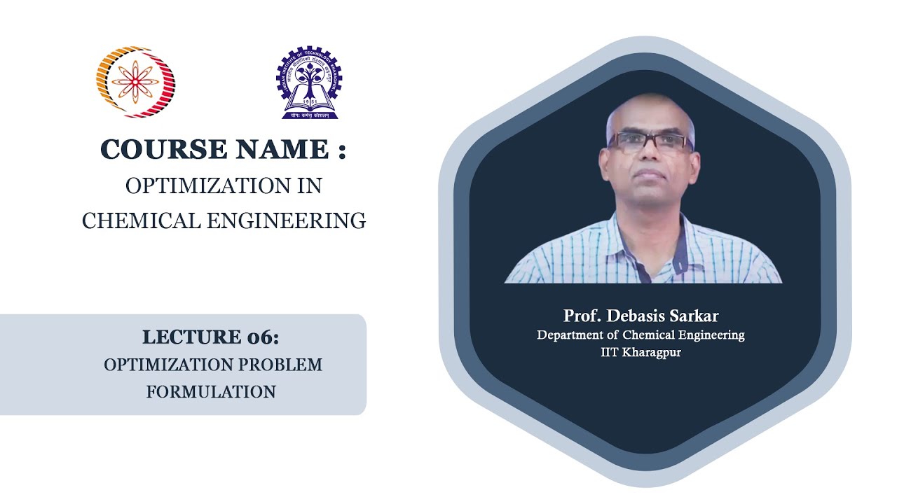 Lecture 06: Optimization Problem Formulation - YouTube
