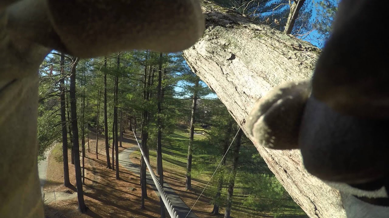 GoPro Hero 4 zip line in 4k - YouTube