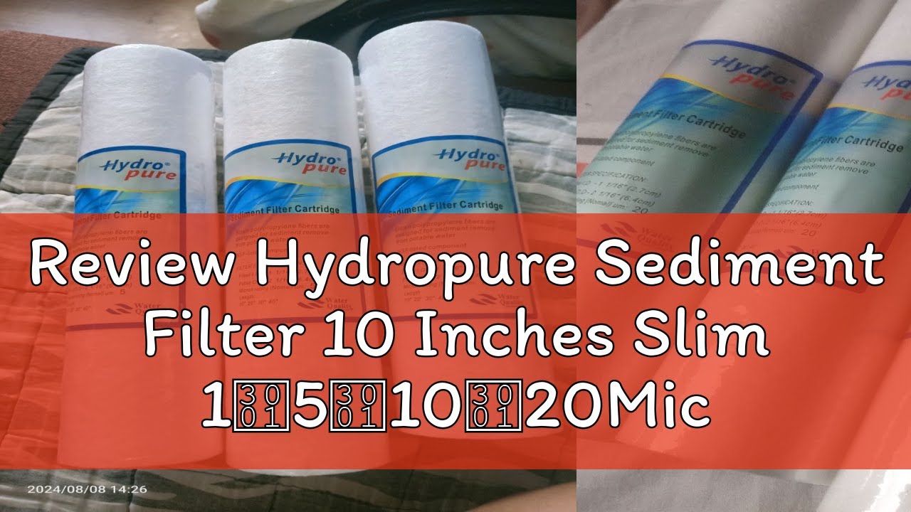Review Hydropure Sediment Filter 10 Inches Slim 1、5、10、20Micron High ...