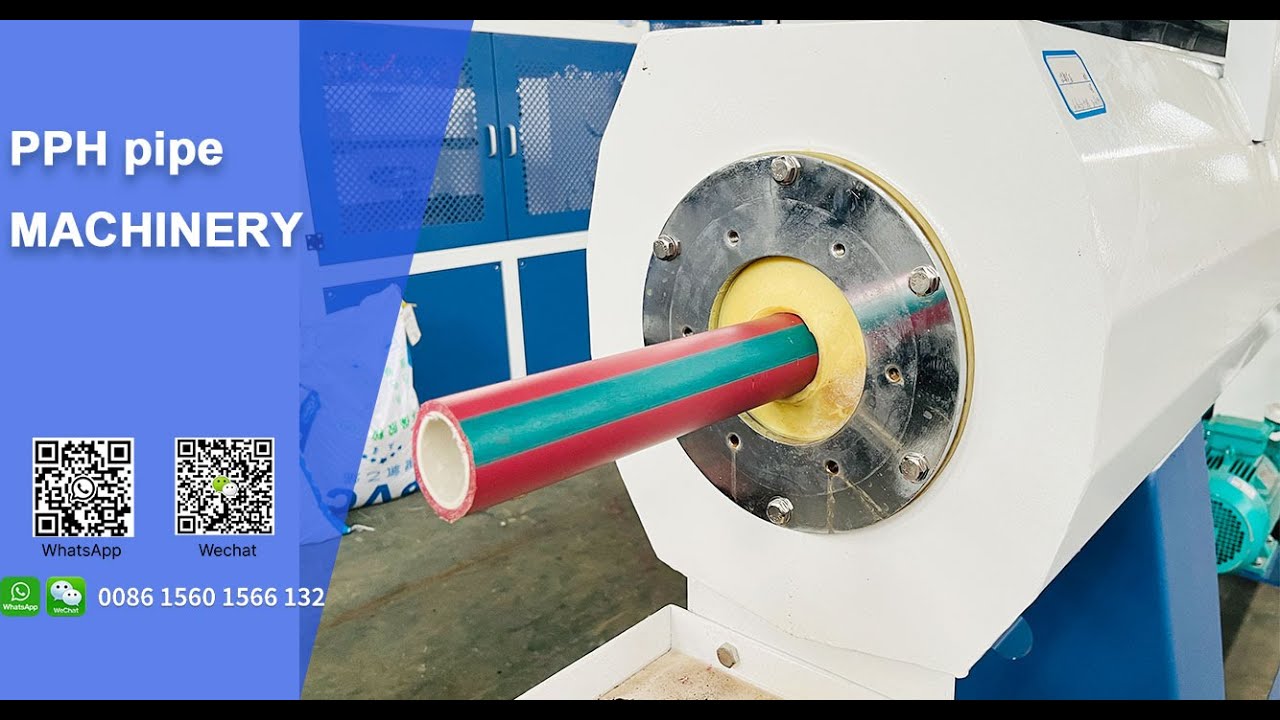 آلة الأنابيب PPH 20-110 two layers PPH IPS PPR high temperature pipe ...
