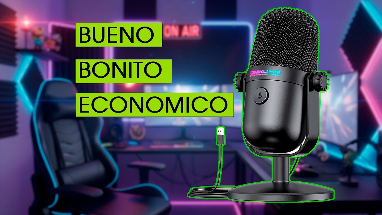 🔥Onikuma M830: ¿Micrófono USB Barato para Gaming y Streaming? - YouTube