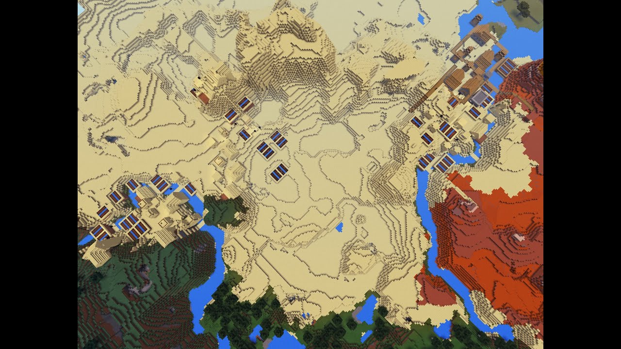 5 Villages, Bryce Mesa, Jungle, and Dungeon! - MCPE Seed 0.11.0 - 31394 ...