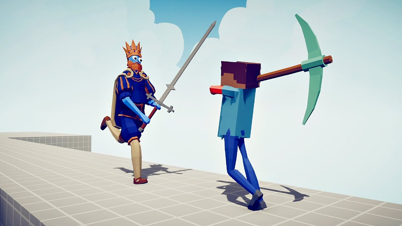 100x STEVE MINECRAFT vs 50x THE KING | TABS Totally Accurate Battle ...