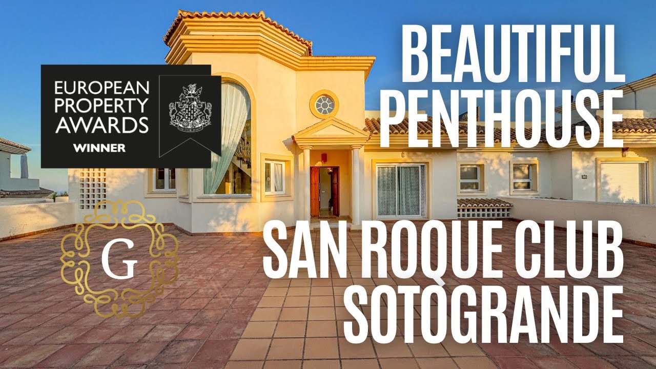 Penthouse in San Roque Club - Golden Properties - RSA013P3 - YouTube