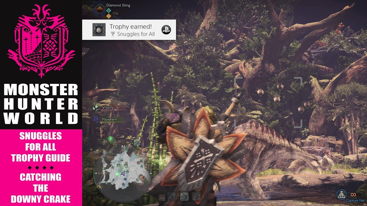 Monster Hunter World - Capturing The Downy Crake Snuggles For All ...