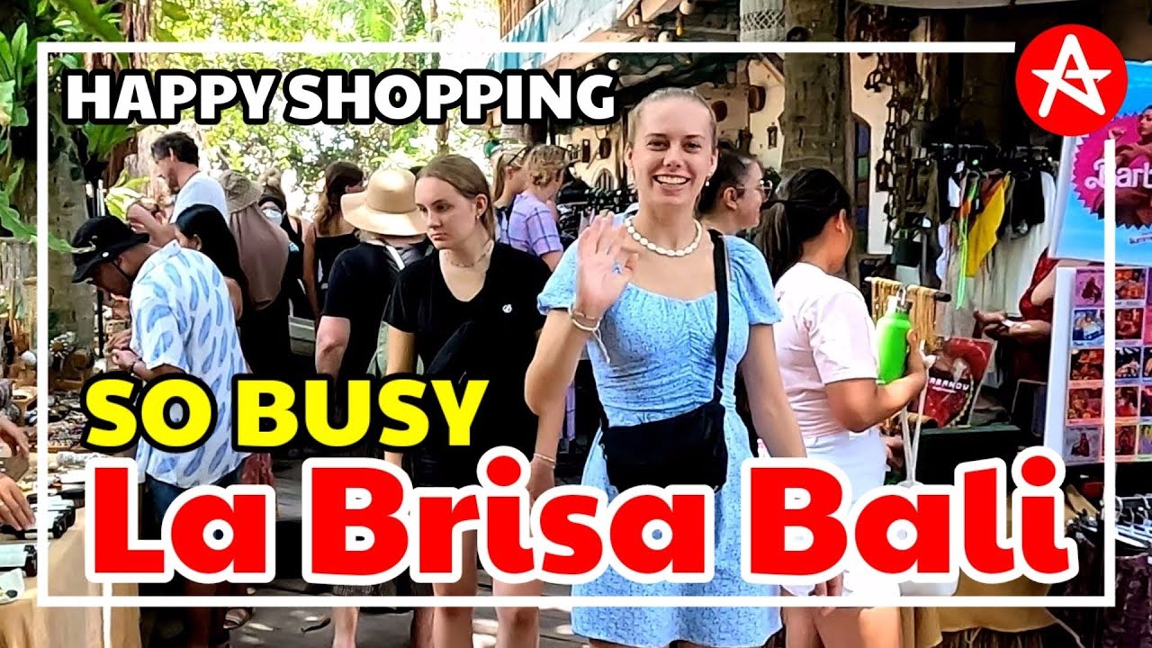 Road is Quiet cause of LA BRISA BALI market - YouTube