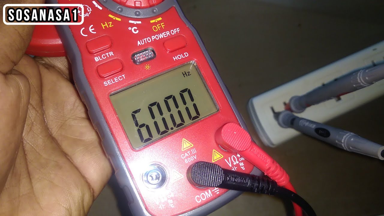 Multimetro Digital como USARLO para MEDIR FRECUENCIA en corriente ...