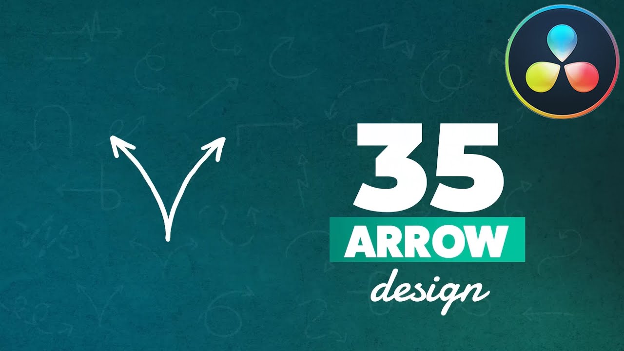 Arrow Effect Animation Pack ★ Davinci Resolve Templates ★ Youtube