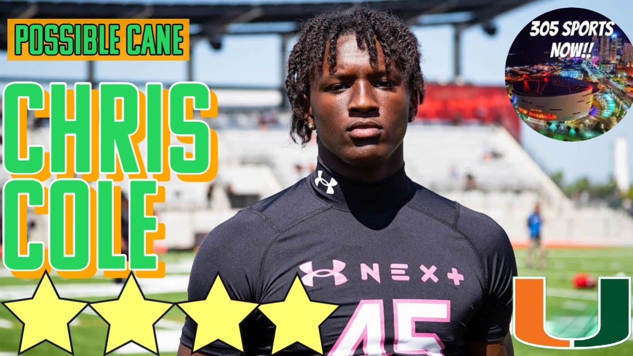 Possible Cane: 4-Star LB Chris Cole Out of Virginia! - YouTube