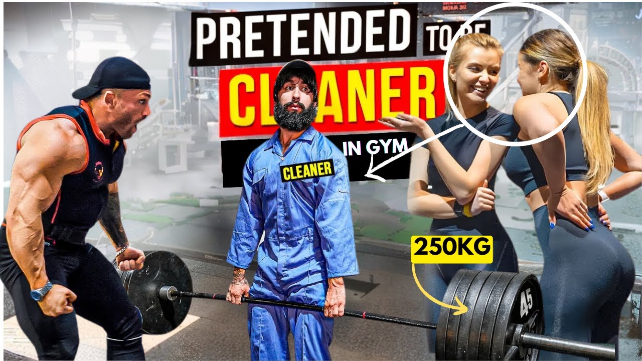 Hiding in Plain Sight: Anatoly's Best Cleaner Prank at the Gym😉 - YouTube