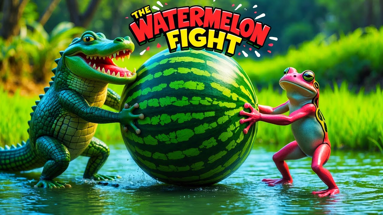 The Big Watermelon Fight! | A Heartwarming Story For Kids. - YouTube
