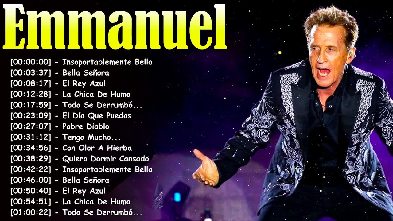 Emmanuel – Álbum completo con las mejores canciones de amor y fe de su ...