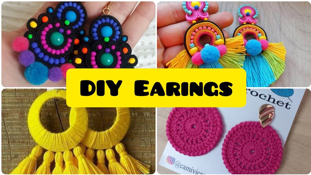 DIY Earrings| Make yourself a pair of Earings | Handmade earrings - YouTube