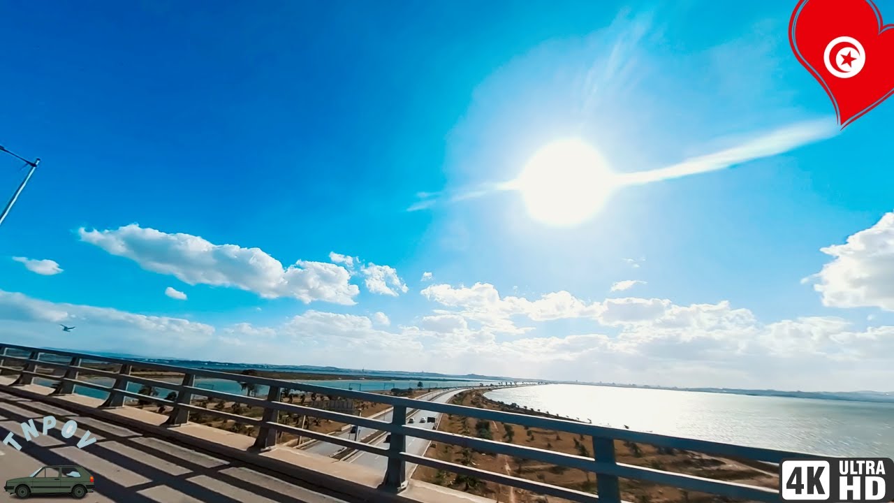 Radès–La Goulette bridge With Insta360X2, Tunisia 🇹🇳 - YouTube