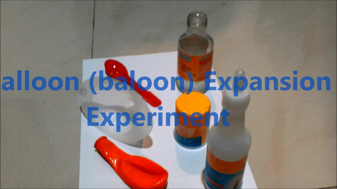 Balloon Expansion Experiment (DIY) - YouTube