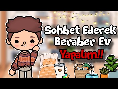 Sohbet Ederek Beraber Ev Yapalım!!⭐️ / Toca Boca World Türkçe / Justin Toca 