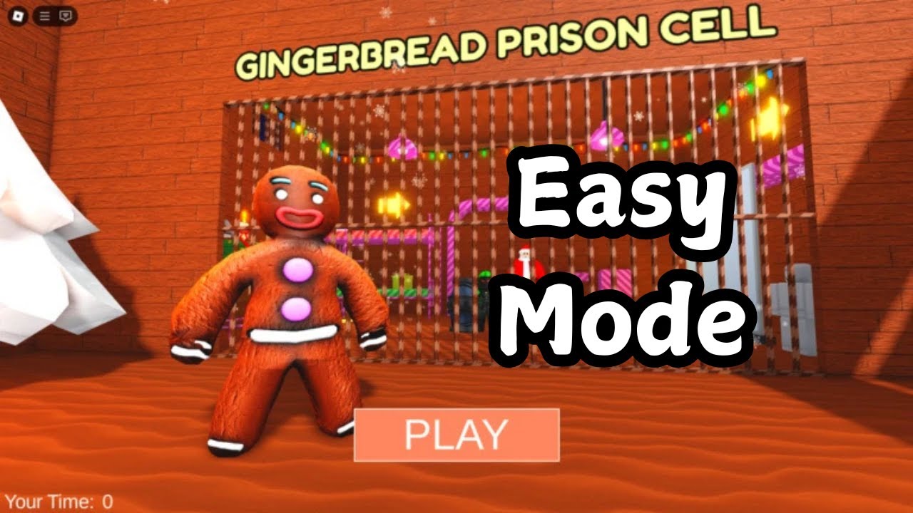 🍪GINGERBREAD'S PRISON RUN! Full Walkthrough [4K] #roblox - YouTube