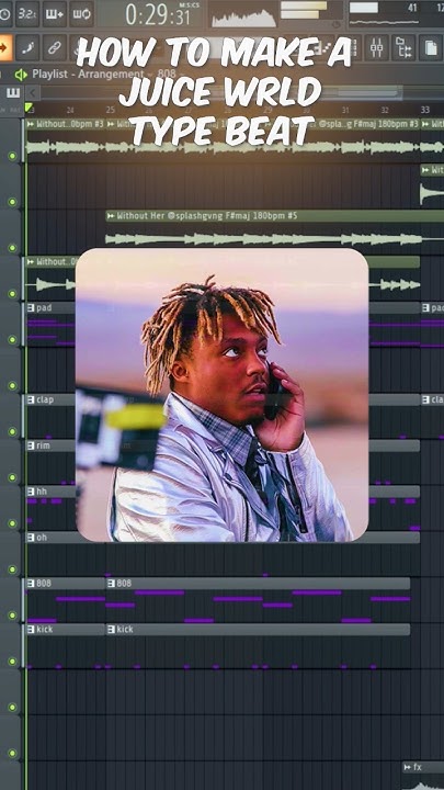 How to Make a Juice WRLD Type Beat // FL Studio Tutorial #juicewrldtypebeat2023 #shorts - YouTube