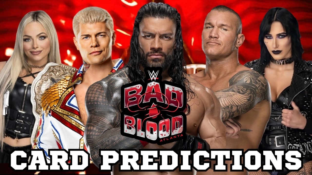 WWE Bad Blood 2024 Match Card Predictions - YouTube