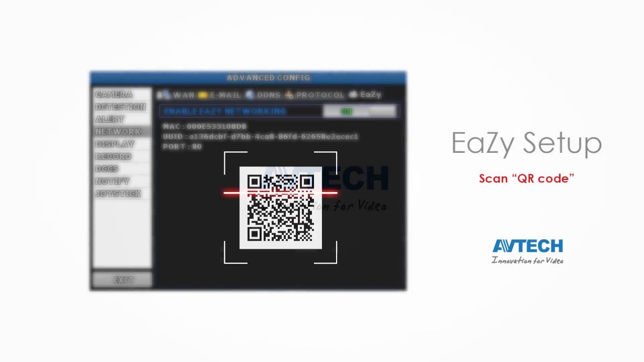 Scan QR Code AVTECH_AVTECH_EagleEyes - YouTube