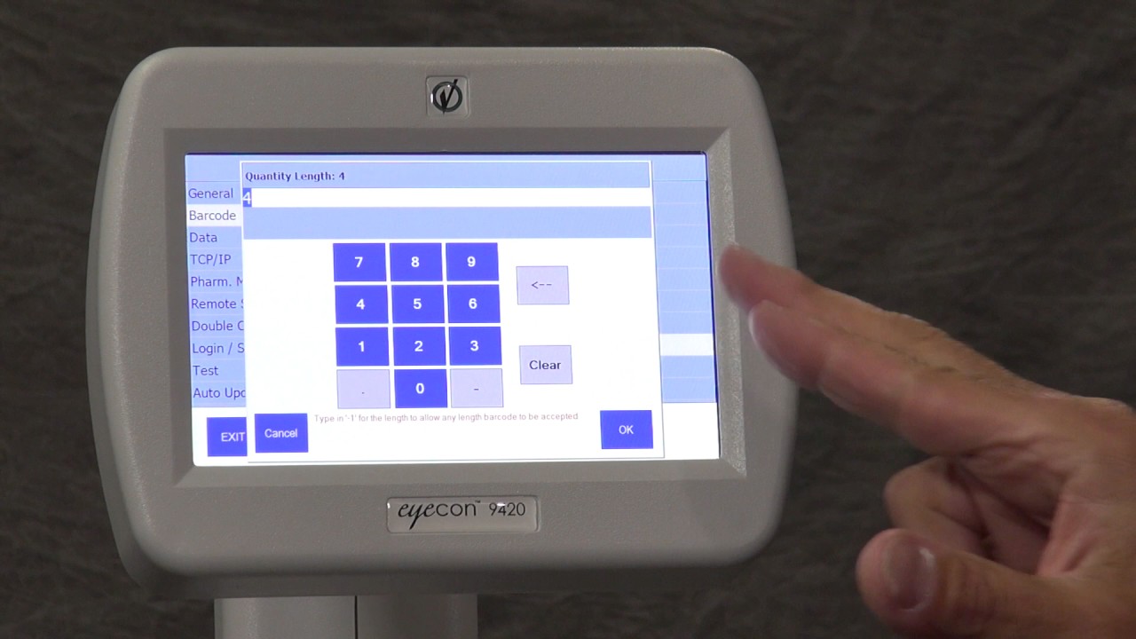 11 Barcode Tab Settings - YouTube