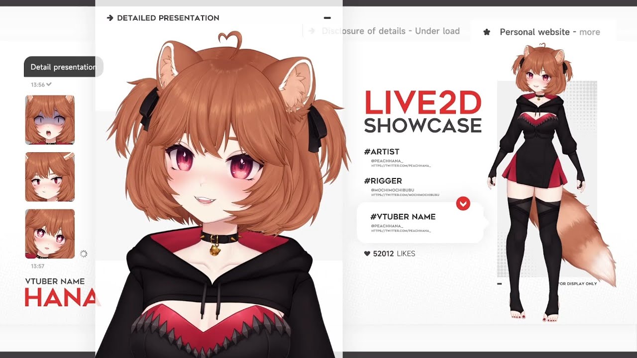 [ Live2D Model Showcase] HanyaVT - YouTube