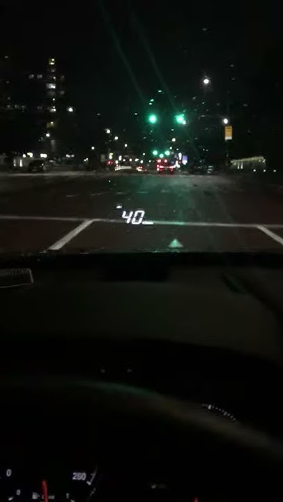 가성비 갑 HUD A100s 실제 사용 영상 - YouTube