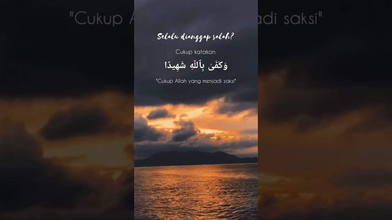 Selalu dianggap salah? || Wakafabillahi Syahida|| cukup Allah yang ...
