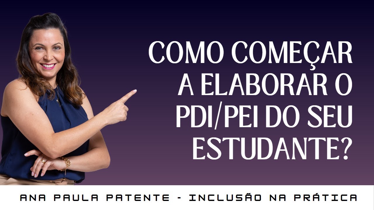 COMO COMEÇAR A ELABORAR O PDI - YouTube