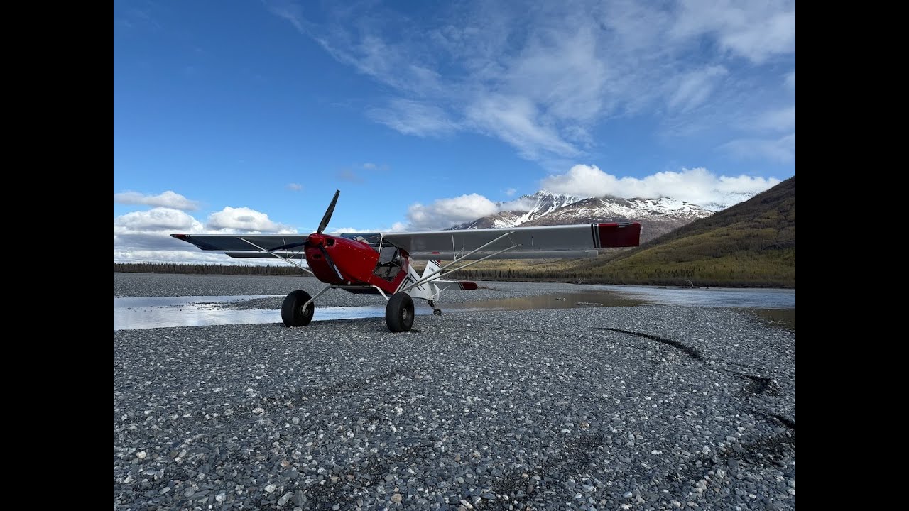 Bush Flying Knik Glacier Alaska - YouTube