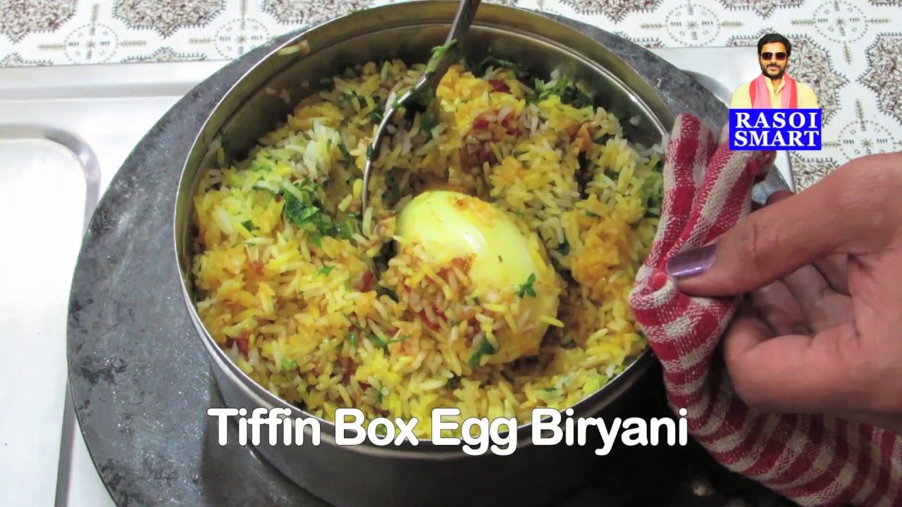 Tiffin Box Egg Biryani - Is an innovative way of preparing Biryani ...