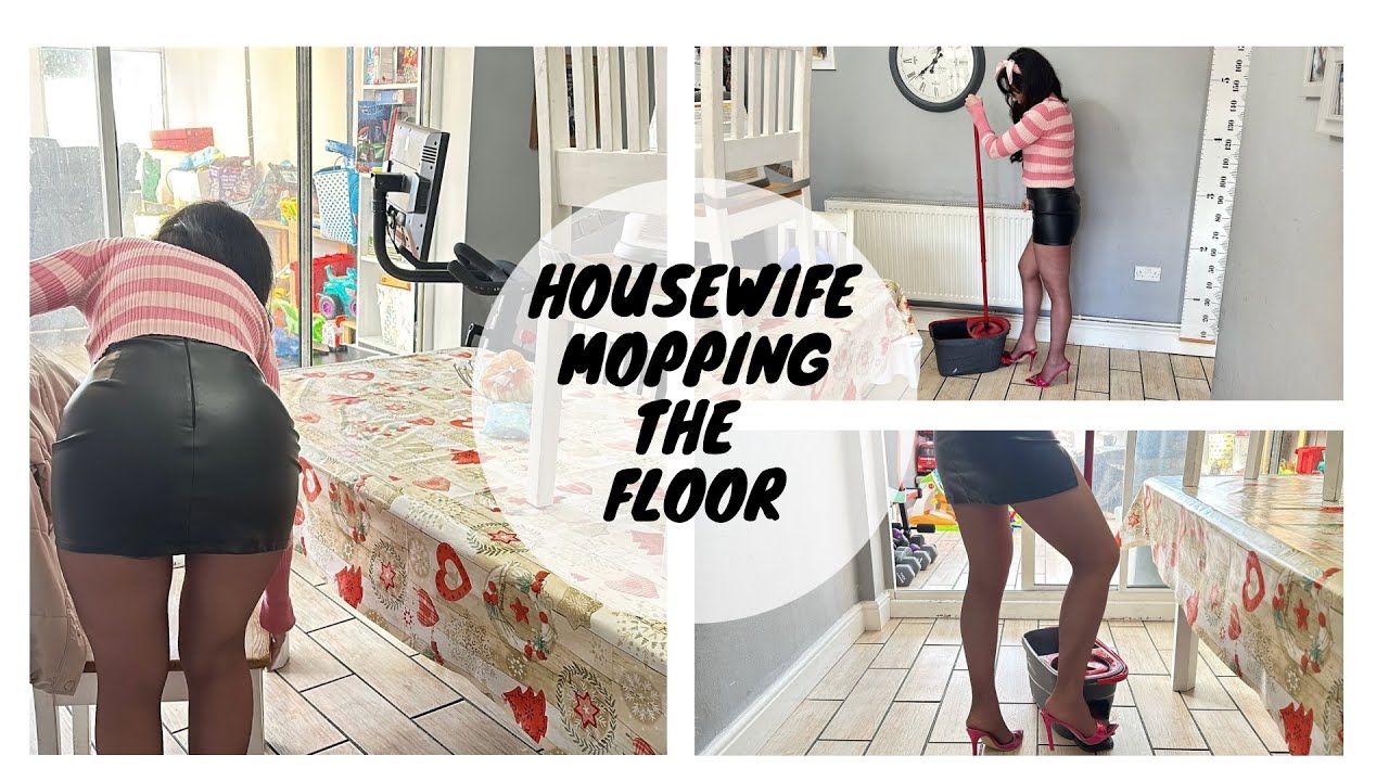 Housewife's Soothing Floor Mopping ~ ASMR ~ No Talking - YouTube