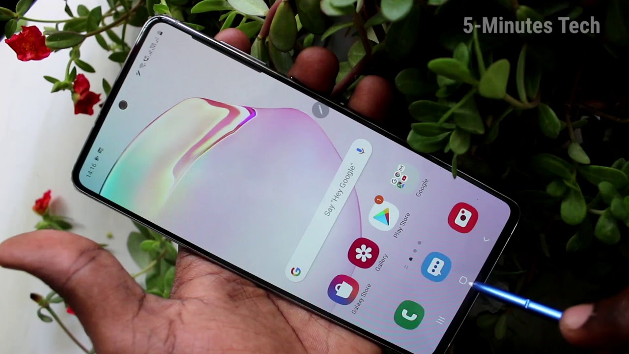 How to change theme in Samsung Galaxy Note 10 Lite - YouTube