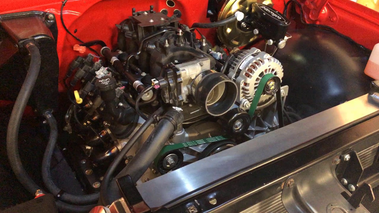My first trouble with the LS swapped truck... - YouTube
