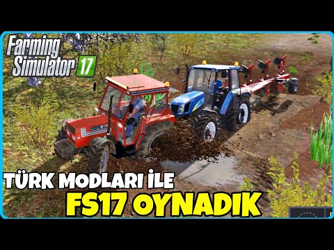 FARMING SIMULATOR 17 OYNADIK🔸️TÜRK MODLARI KURDUK 🔸️MAZİDEN FS