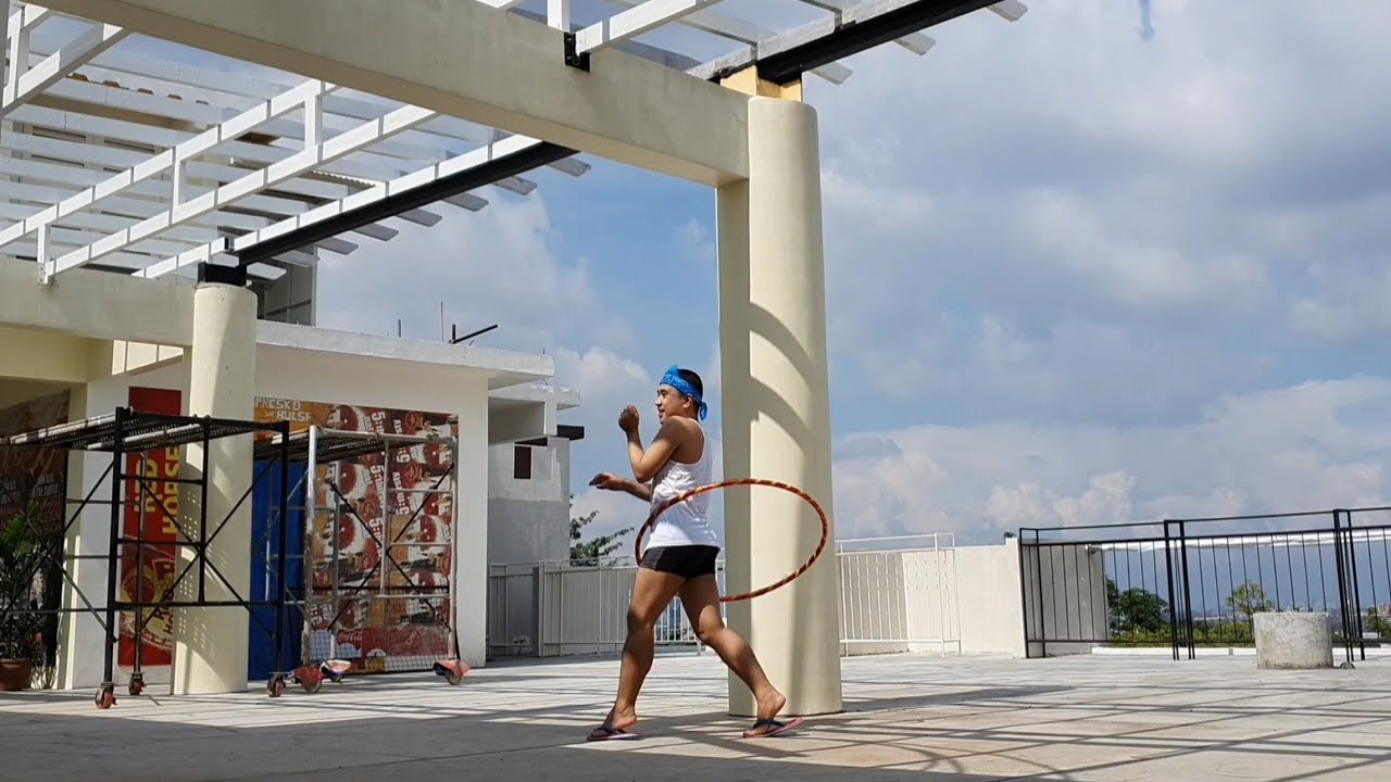 Hula hoop exercise || my workout routine - YouTube