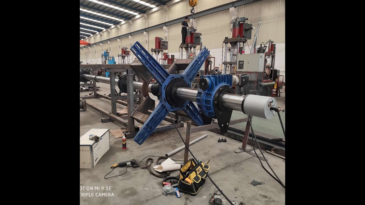 Shipyard stern tube on site line boring machine #portablelineboring # ...
