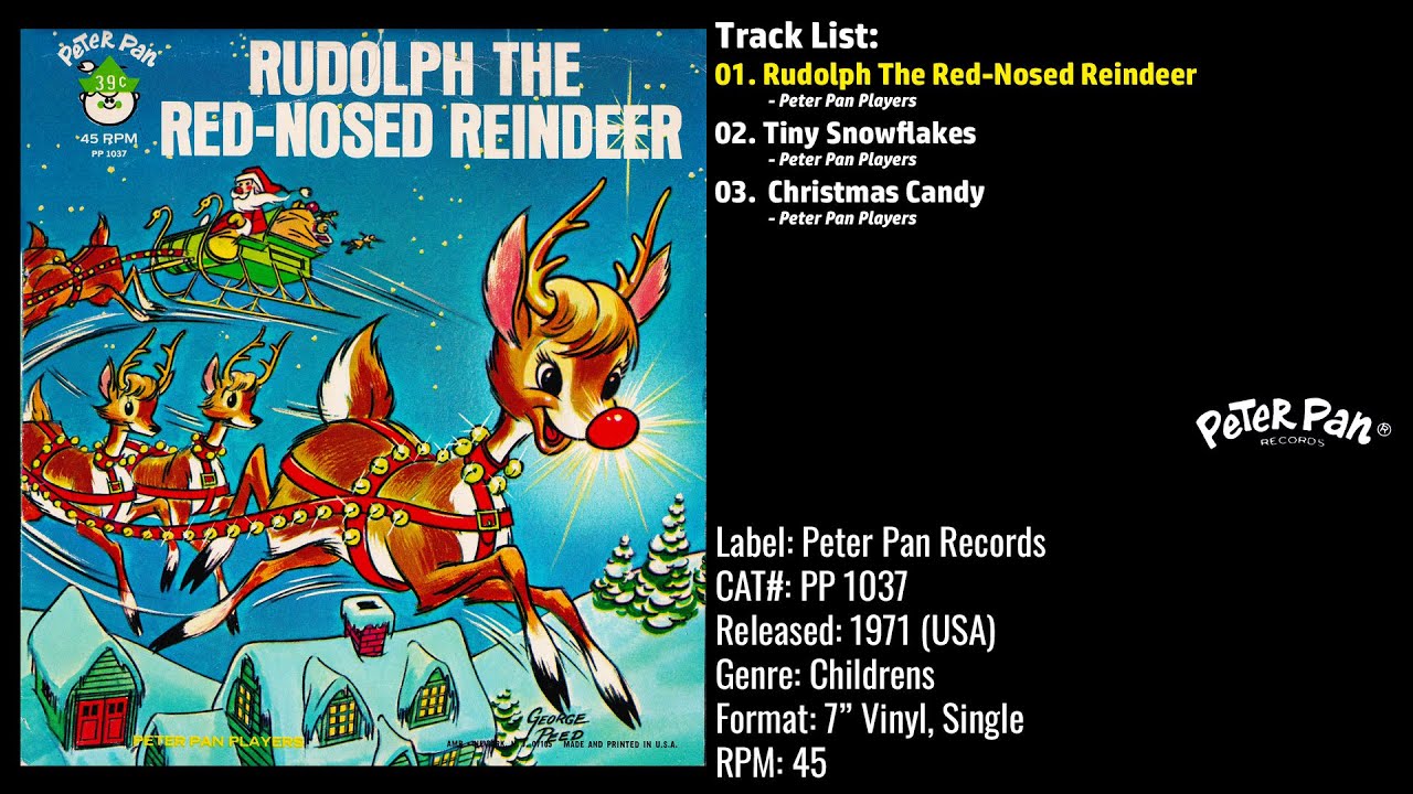 Peter Pan Players – Rudolph The red Nosed Reindeer (Full Record) – 1971 ...