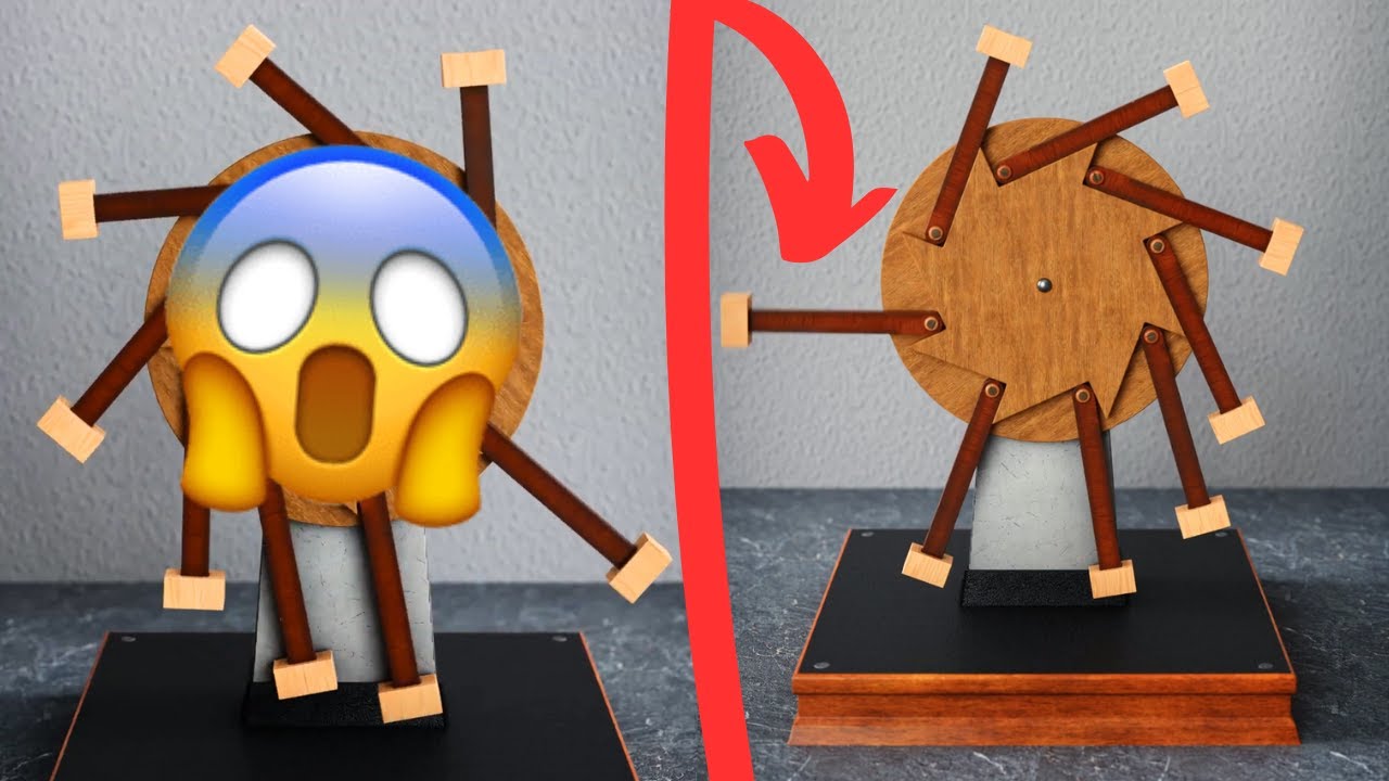 🔥 PERPETUAL MOTION MACHINE: Wooden Hammers Spin for Endless Motion - Is ...