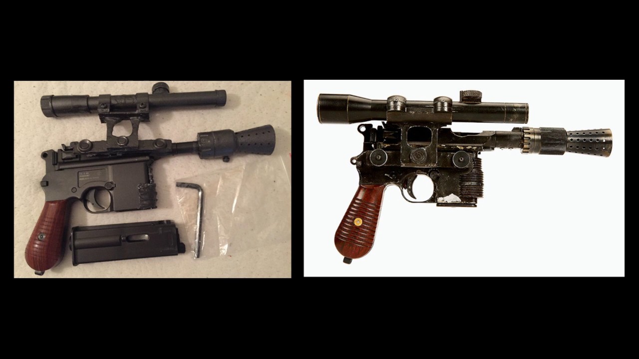 Worst Airsoft Mod: Han Solo Blaster DL-44 - YouTube