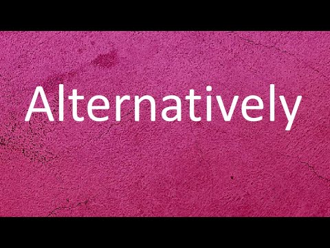 How to correctly pronounce "Alternatively". (Hindi and English) - YouTube