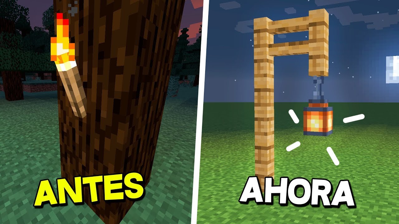 ADIÓS antorchas para SIEMPRE? Nueva versión de MINECRAFT 1.14!! - YouTube