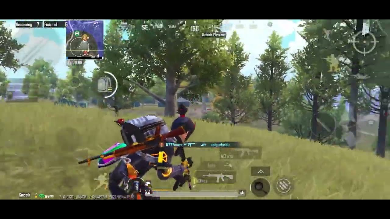 Bgmi 1v3 in grass 😈 #shorts - YouTube