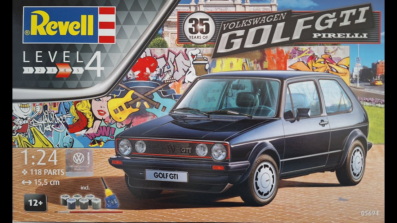 VW Golf GTi Pirelli Revell 1/24 Part-1 - YouTube