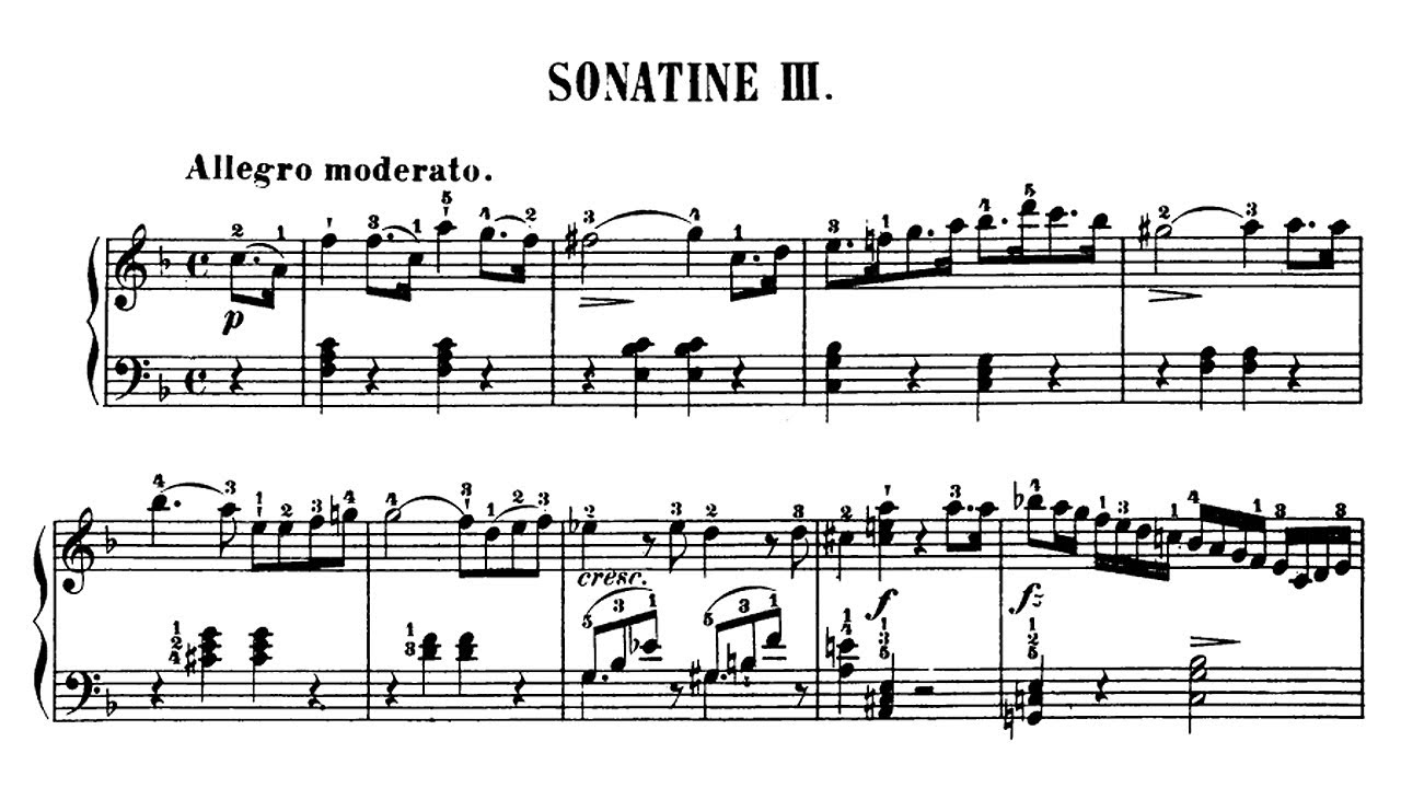 Anton Diabelli: Sonatina in F major Op. 151 No. 3 - Hans Kann, 1972 - MHS 4207 - YouTube