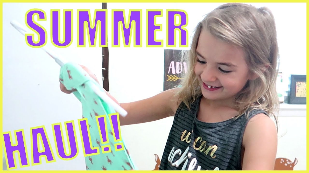 QUICK, FUN, ADORABLE KIDS SUMMER HAUL!! - YouTube
