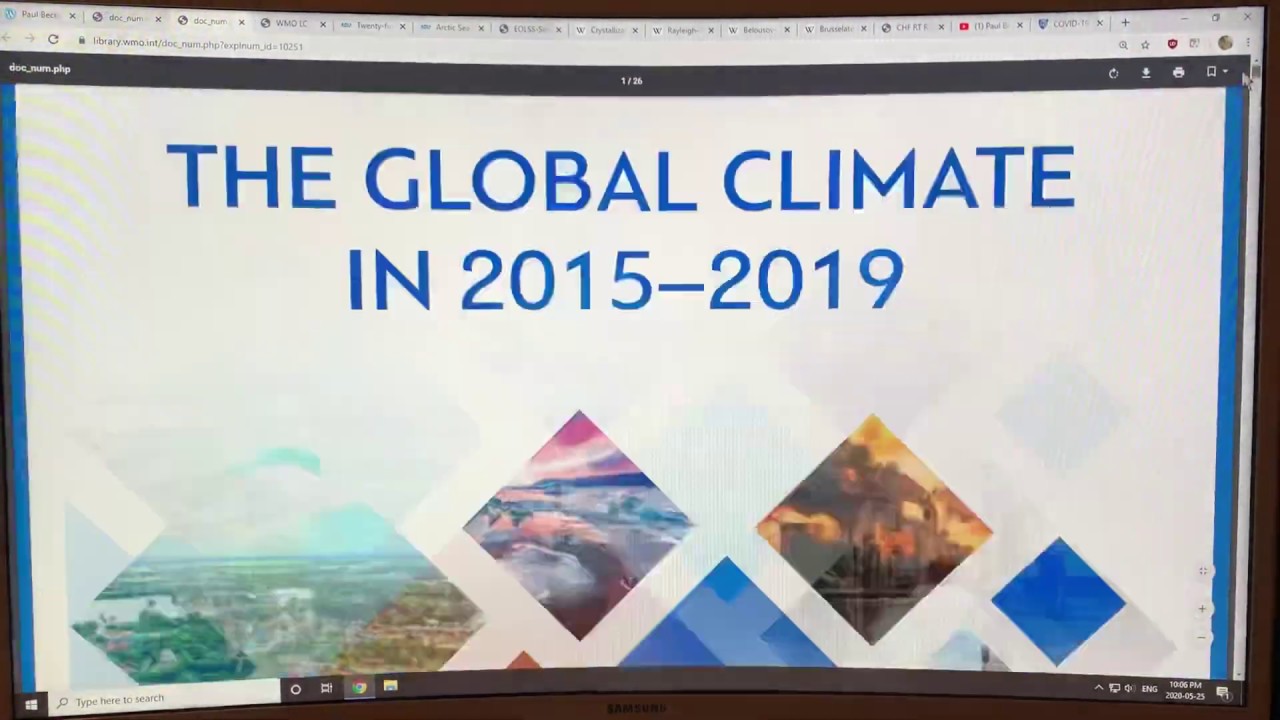 World Meteorological Organization Report: The Global Climate in 2015 ...