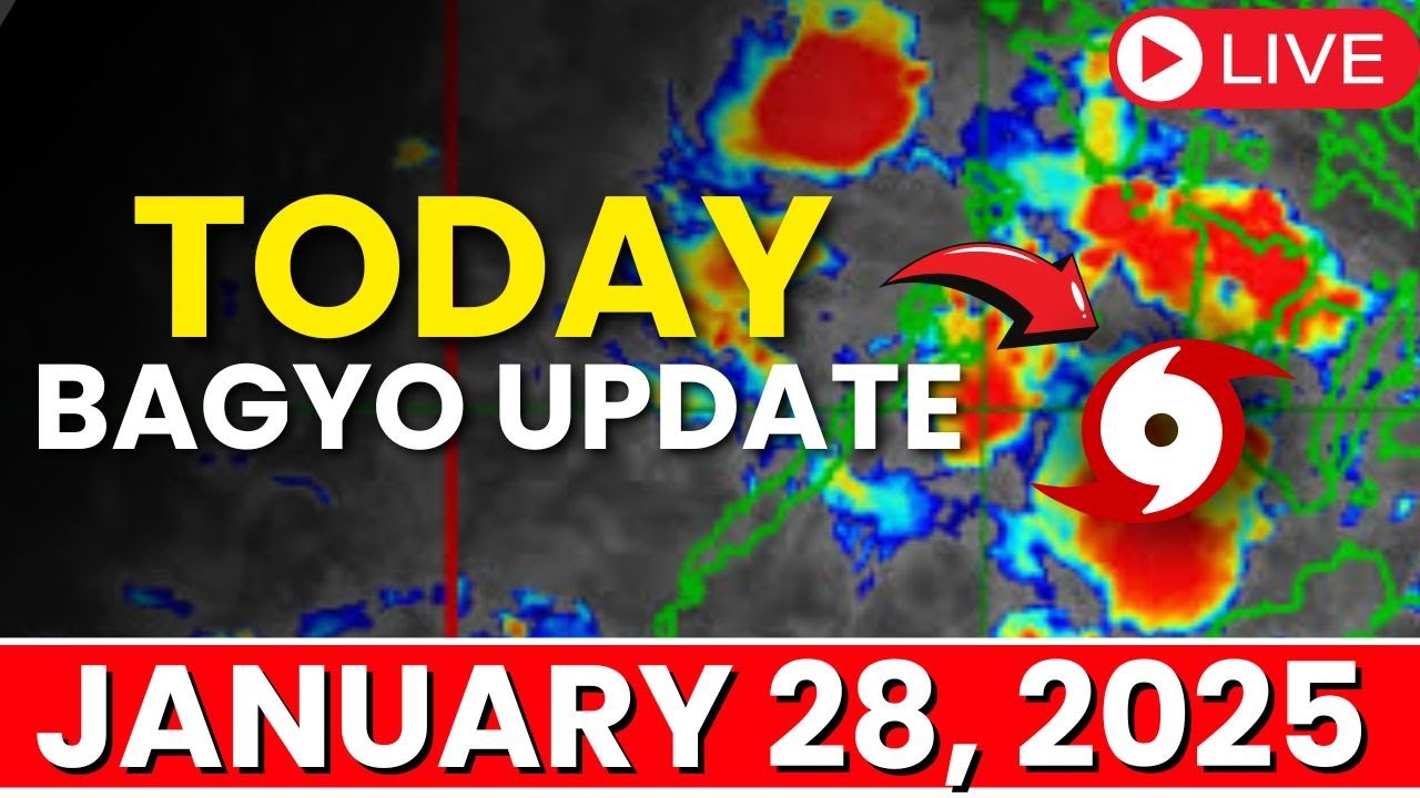 Today Bagyo Update January 28, 2025 | Low Pressure Area in the ...